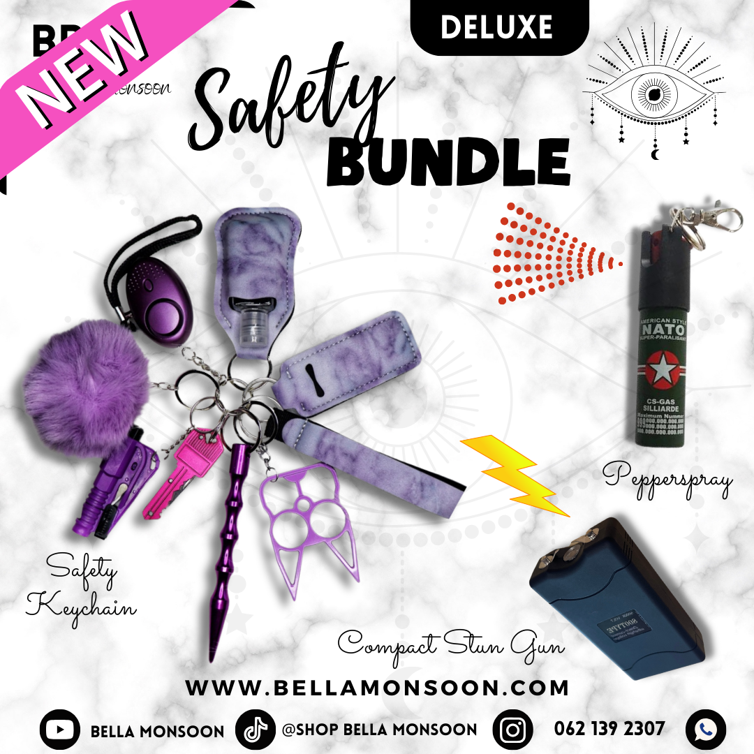 Deluxe Safety Bundle | Self Defense South Africa – Shop Bella Monsoon