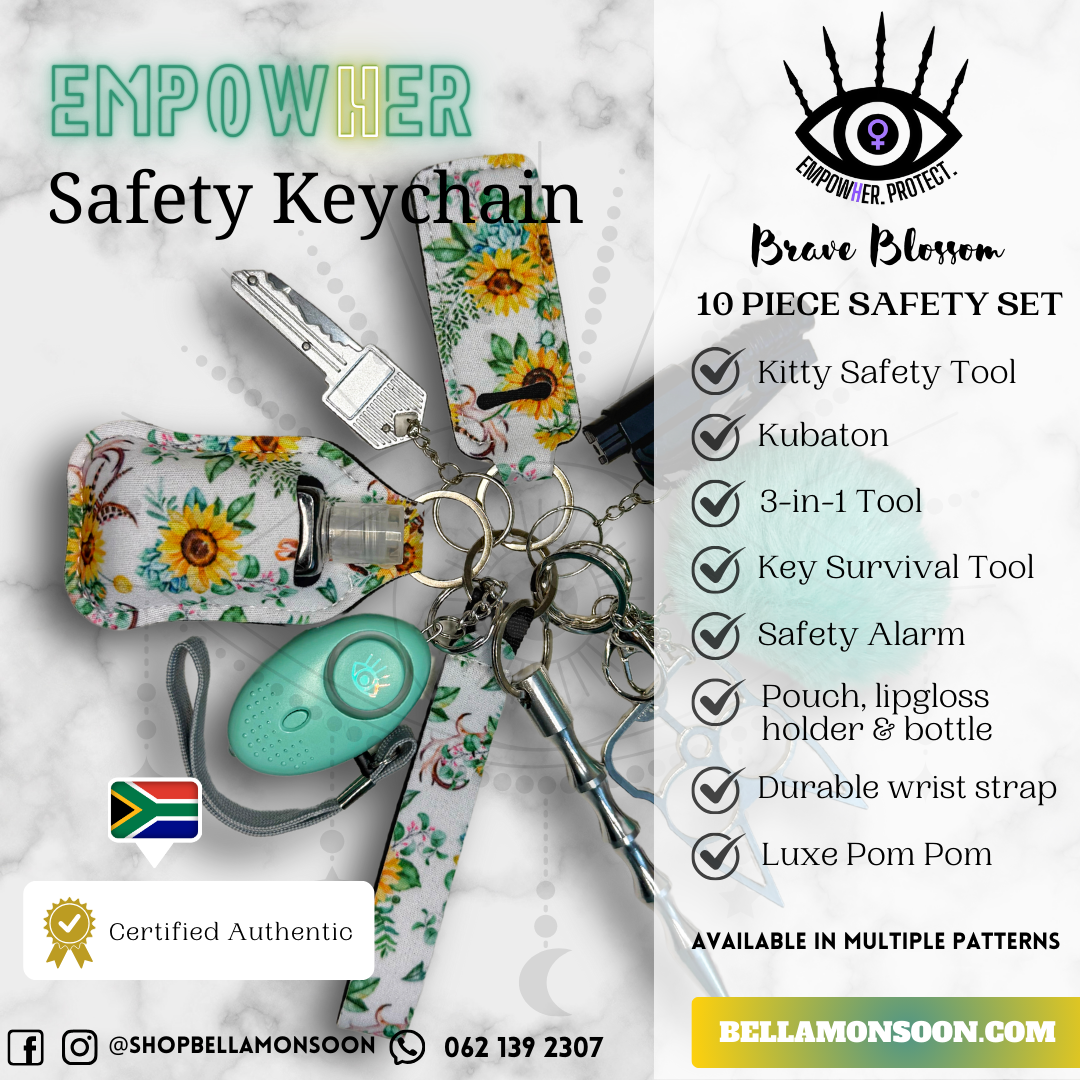Brave Blossom Safety Keychain – Shop Bella Monsoon
