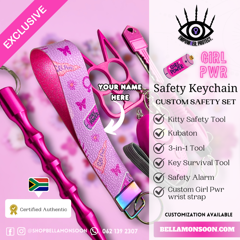 Girl Pwr Safety Keychain Set – Shop Bella Monsoon