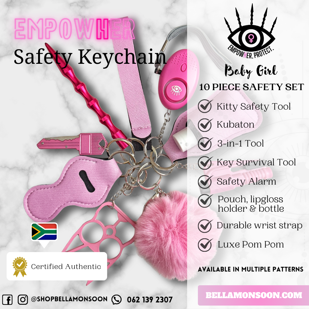 Baby Girl Safety Keychain – Shop Bella Monsoon