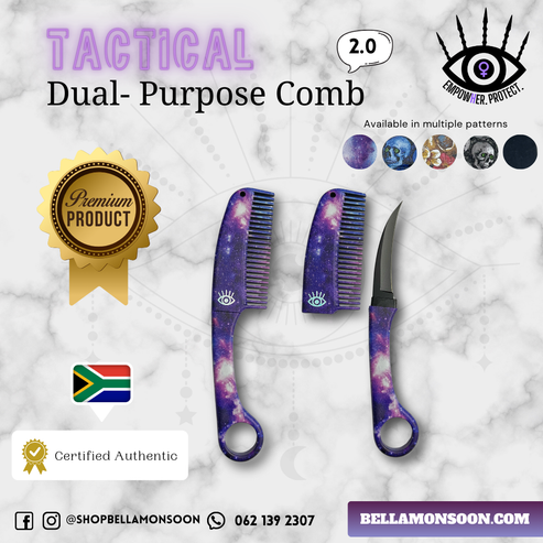 Tactical Dual Purpose Comb Tool 2.0 | Discreet Safety Tool | South Afr ...